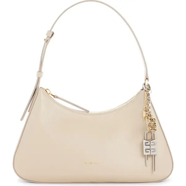 Givenchy Small Lucky Lock Shoulder Bag In Natural Beige - 50% Off